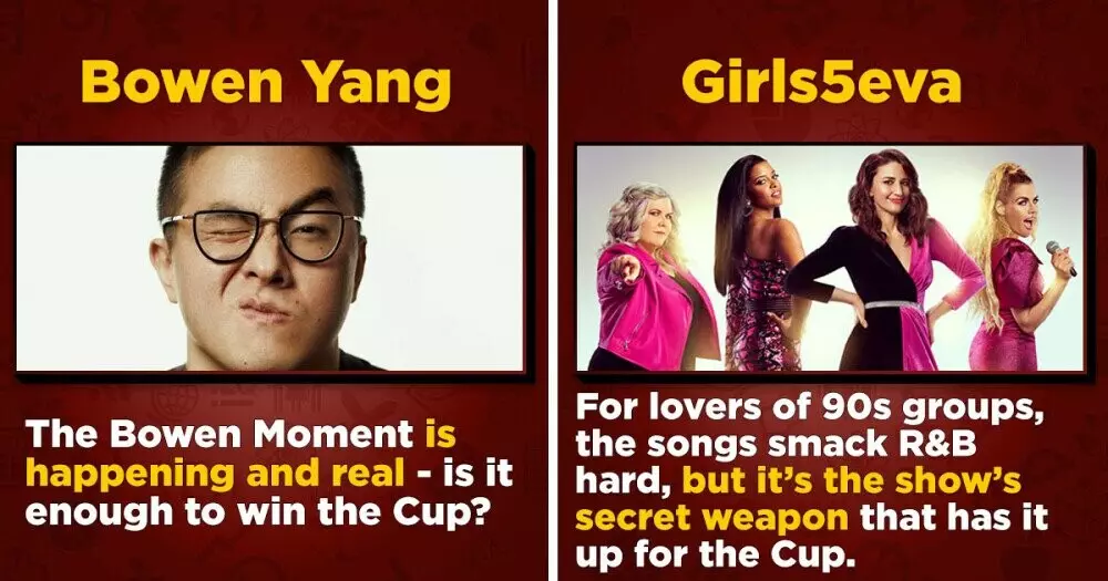 2021 ComedyNerd Cup: Girls5eva, Bowen Yang va Bo Burnham