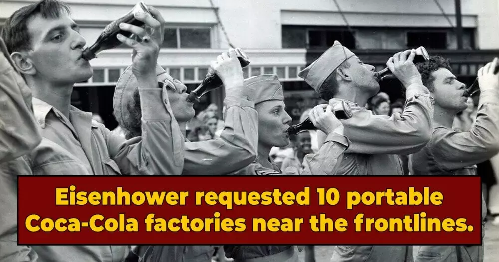 Prima delle "Guerre della Cola", la Coca-Cola era in prima linea nella seconda guerra mondiale