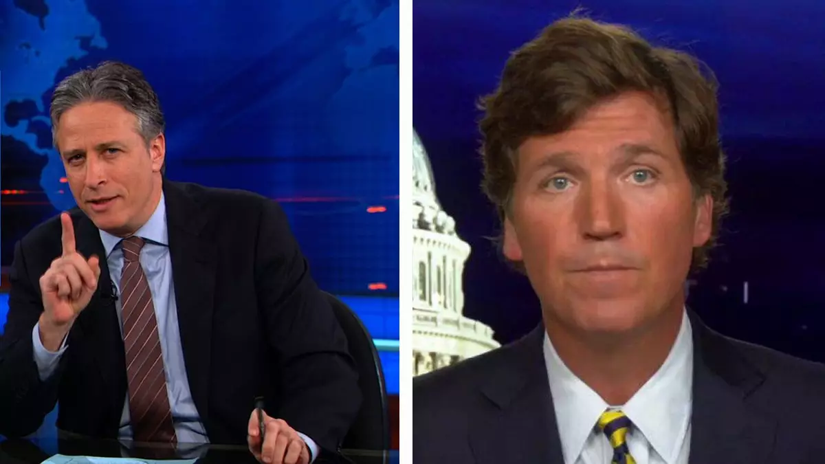 Nahoana i Jon Stewart sy Tucker Carlson no tsy mitovy