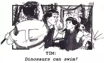 TIM: Dinosaurukset osaavat uida!