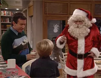 Santa og Tim Allen í Home Improvement