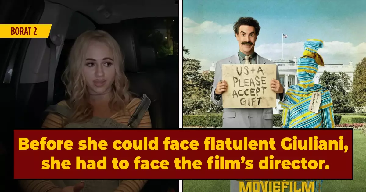 It sykjen nei de dochter fan Borat yn 'Borat folgjende filmfilm' wie raar yntinsyf