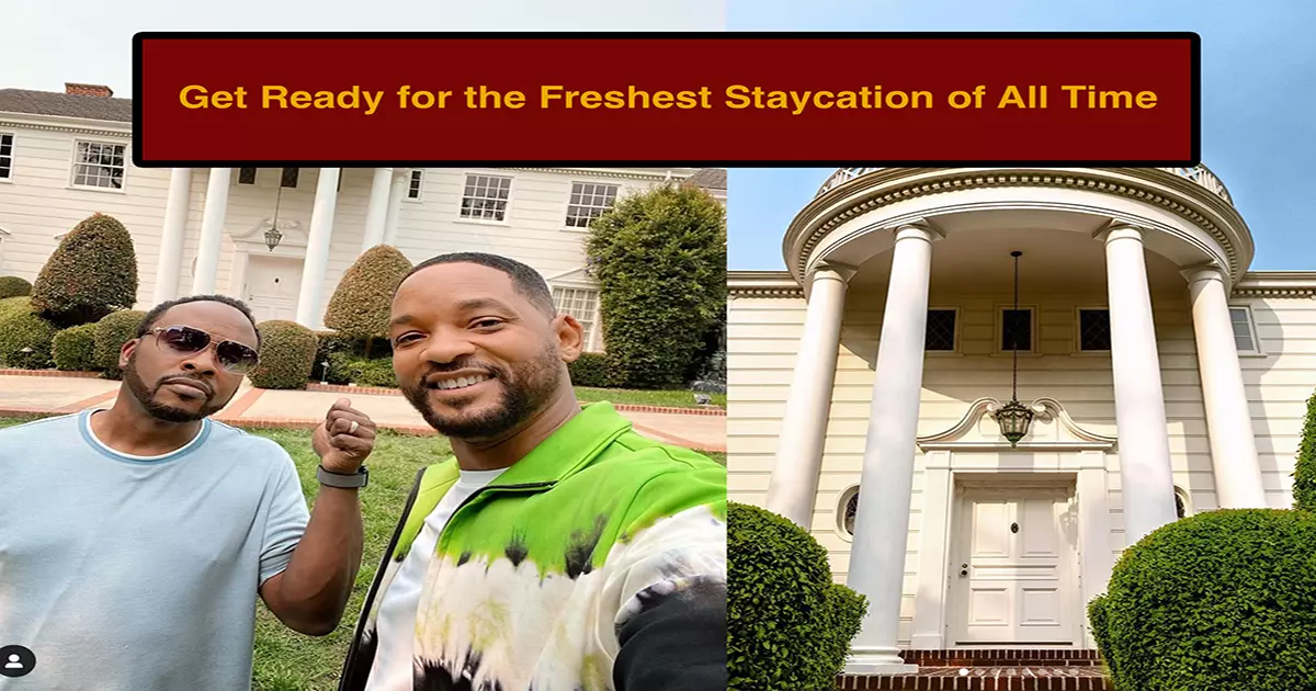 Mansion ki soti nan 'The Fresh Prince of Bel-Air' se kounye a sou Airbnb