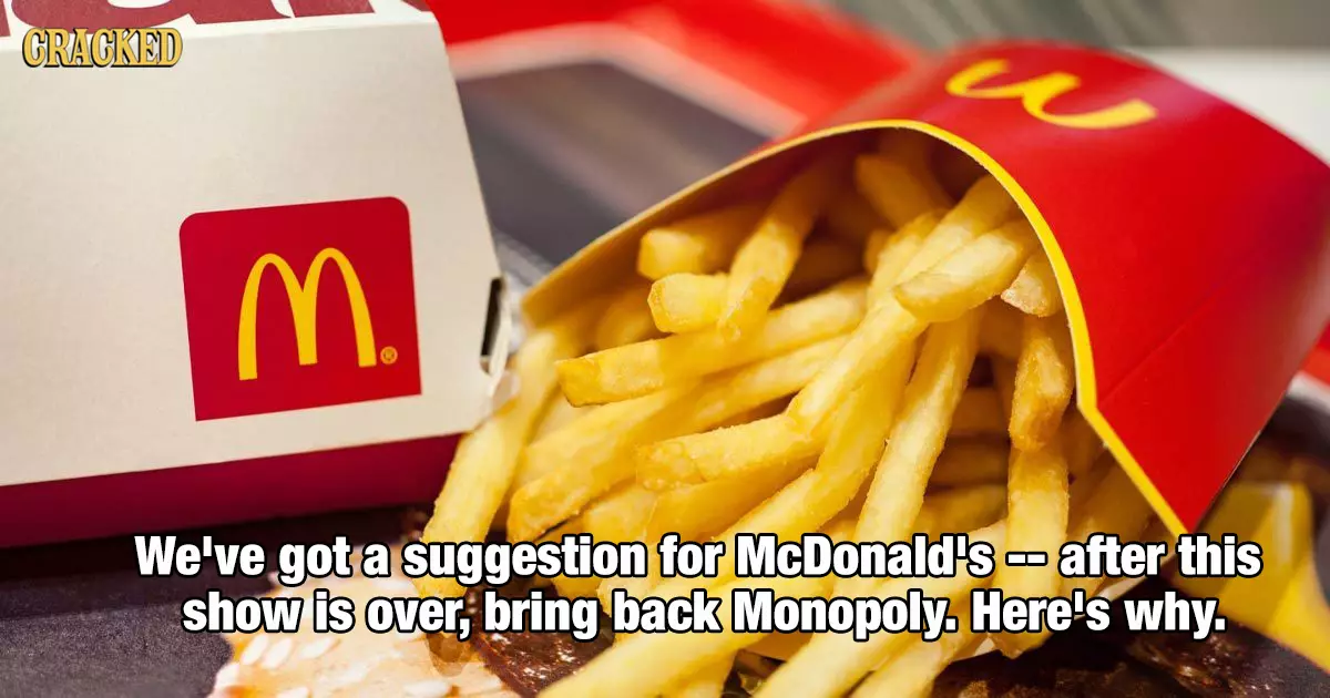 'McMillion$' je to nejlepší, co se McDonald's od té doby stalo, Monopoly