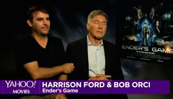 ENDERS GAME Yahoo! HARRISON FORD & BOB ORCI MOVIES Ender's Game