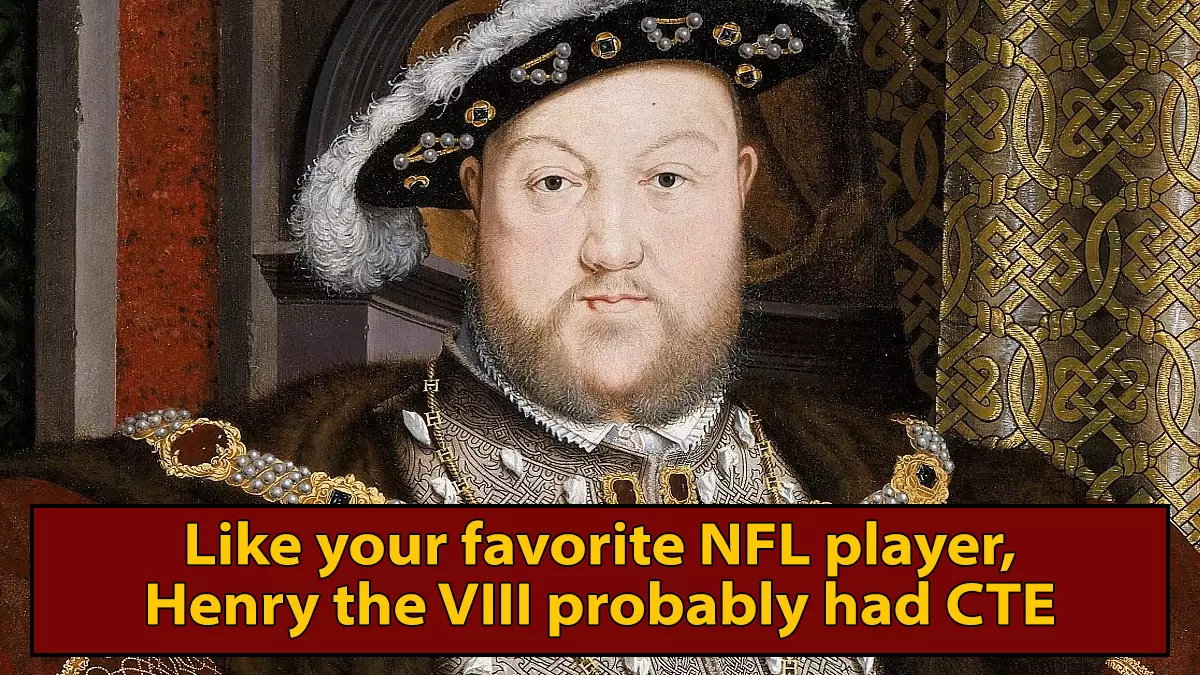 Dahil sa Football-Style Concussion, naging Tyrant si Henry VIII