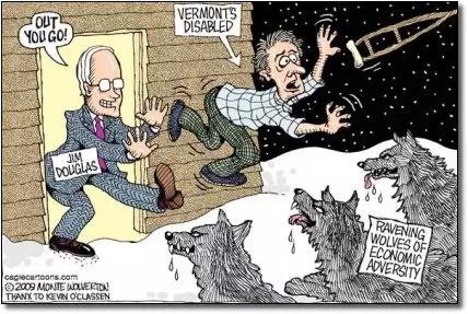 VERMONTS OUT DEAKTIVERET DU GO! JIM DOUGLAS RAVENING WOLVES ØKONOMI AF MODGANG cacecartoons.cam 2009 MONITE ADVERIN! TAK TIL KTWN OCLASSEN