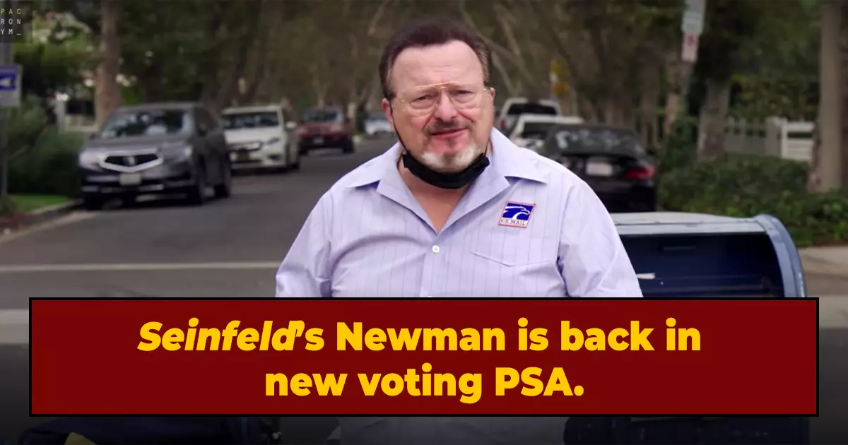 Newman is Back -- Bintang TV Tetangga TV Seinfeld Ing Voting PSA