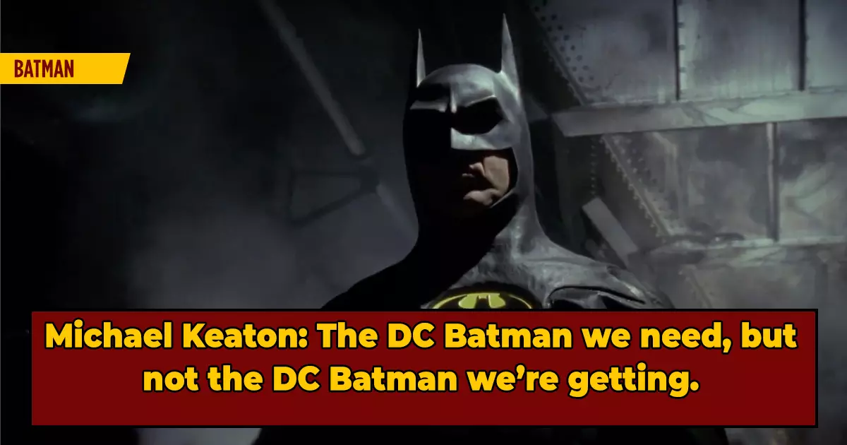 Batman Ntazerekanwa na Michael Keaton muri DC Yagutse Yisi