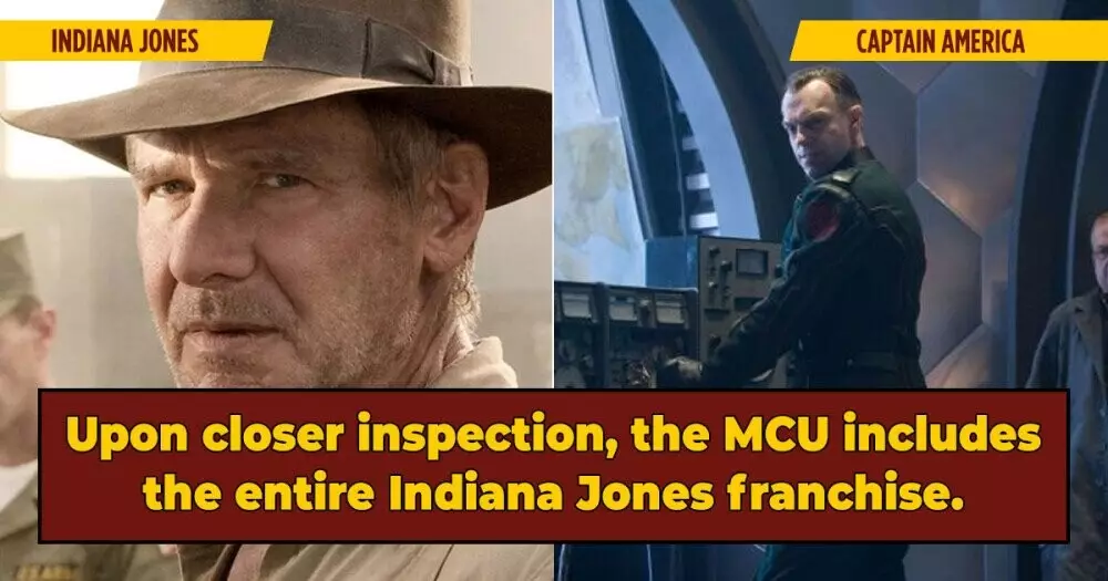 Indiana Jones-Kapiteni wa Amerika Crossover Ntamuntu wabibonye