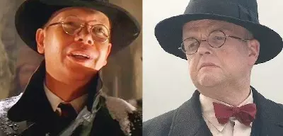 The Indiana Jones-Captain America Crossover Nobody Noticed - gambar berdampingan Arnold Toht dari Raiders of the Lost Ark dan Arnim Zola dari film Captain America