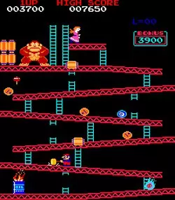 5 séries de videogame que tiveram momentos estranhos que todos esquecem - uma captura de tela de Donkey Kong