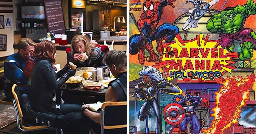 The Crazy Marvel-tema Restaurant Time Forgot