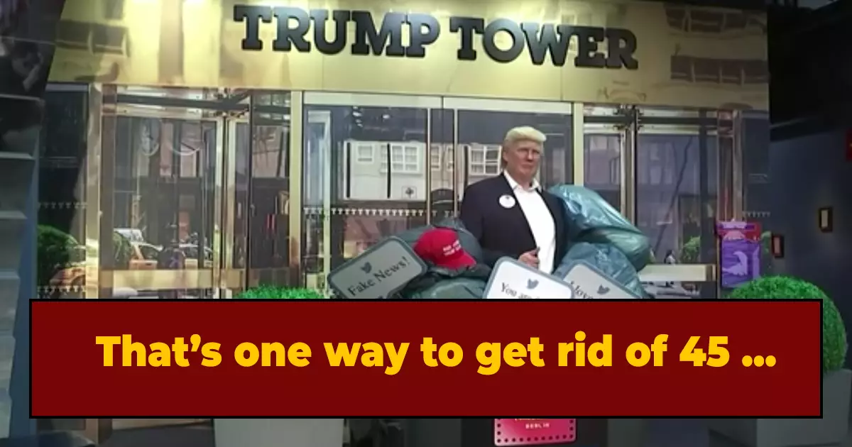 Madame Tussauds Dumps Trump -- වචනාර්ථයෙන්