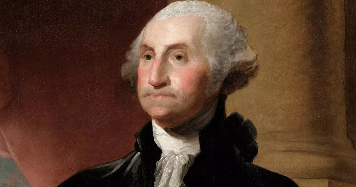 George Washington a fost lovit de fulger în pântece