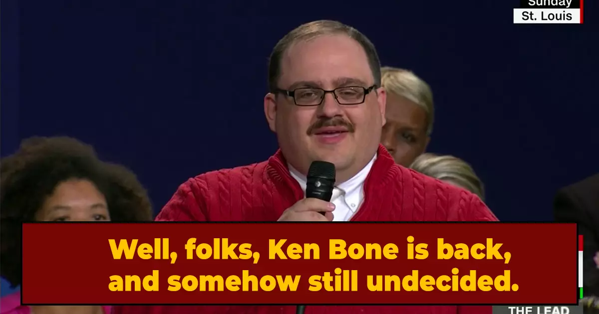 'Chàng trai áo len' Ken Bone không phải ai đó để nghe vào năm 2020