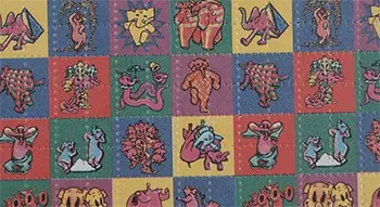 Lernen Sie die Jungs kennen, die Amerikas LSD hergestellt haben ... In einem alten Raketensilo – LSD-Blotter-Designs, die rosa Elefanten darstellen