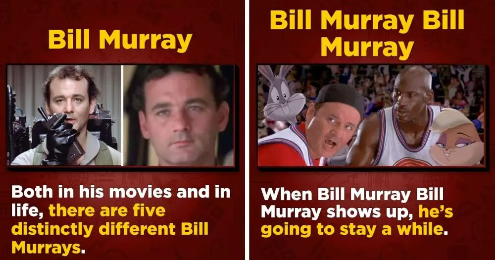 5 Bill Murrays ou rankontre nan sinema Bill Murray