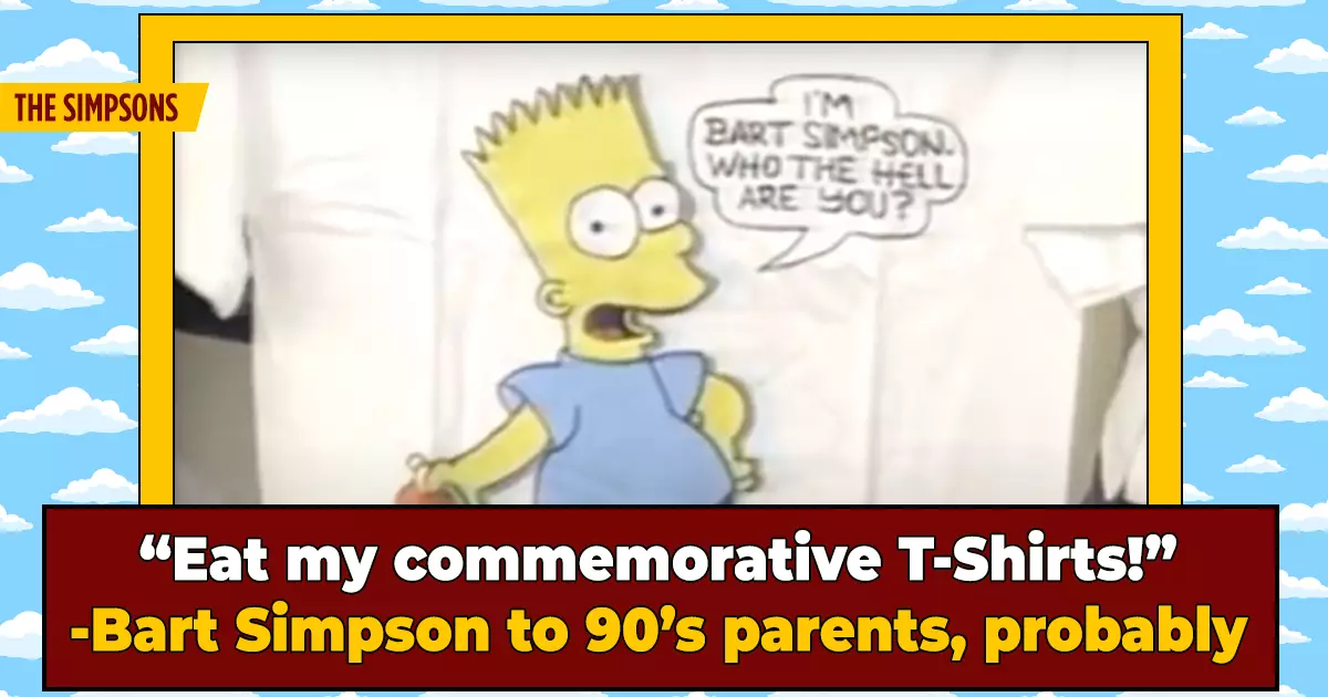 Ingat Masa Itu Sekolah Ada Lembu Kerana T-Shirt 'Bart Simpson'?