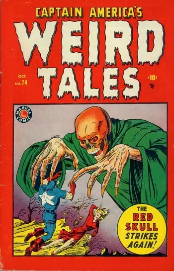 CAPTAIN AMERICA'S WEIRD OCT. TALES * O: 74 Na ARC GOMIC DHEHEHE DVUKU RINOROVA ZVAKARE!