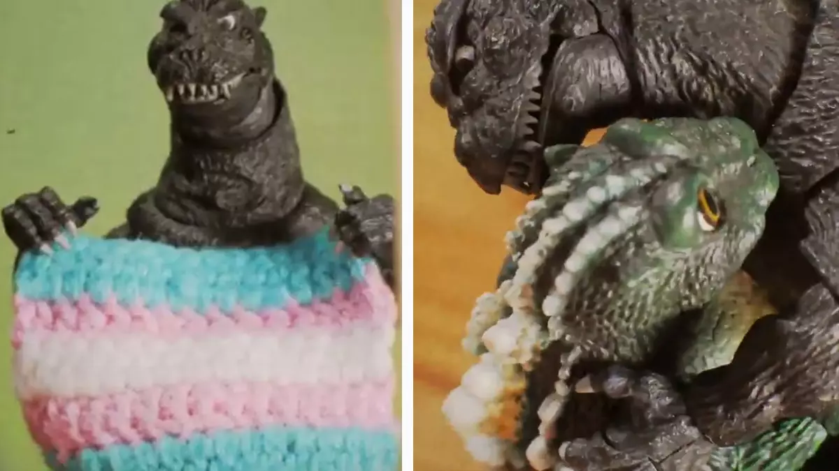 Godzilla Jr. se assume como trans em um curta-metragem perfeito