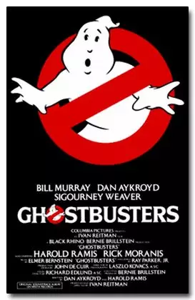 BILL MURRAY DAN AYKROYD SIGOURNEY WEAVER GHSTBUSTERS TES IVAN REITMAN NUQQAS RHINO RNE BRILLSTEN THOSTEAUSTERSY HAROLD RAMIS RICK MORANIS UMER BRNTEIN G