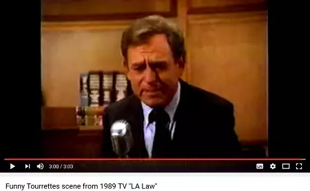 t 300/303 Funny Tourrettes scena iz 1989. TV LA Law