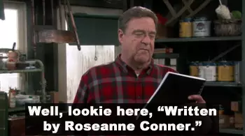 Nah, lihat di sini, Ditulis oleh Roseanne Conner.