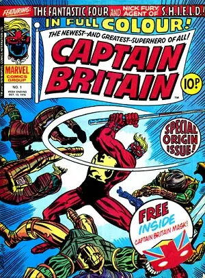 FANTASTIC FOUR NICK FURY FSATUOONIG VÀ SH.I.E.LD! ACENT OE ĐẦY ĐỦ MÀU SẮC! THENEWESTAND CAPTAIN GREATEET.CUDEPHERO OFALLI MARVEL BRITAIN COMNCS O