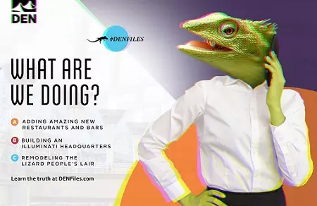 DEN ADENEILES APA YANG KITA LAKUKAN? MENAMBAHKAN RESTORAN DAN BAR BARU YANG LUAR BIASA B MEMBANGUN KANTOR PUSAT ILLUMINATL MEMBANGUN RUANG MANUSIA LIZARD Lea