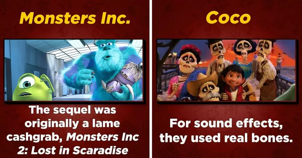 25 hechos de todas las películas de Pixar
