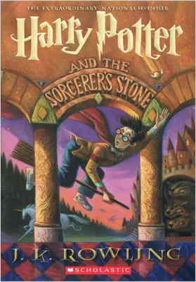 Harry TH FATHAODDINALY Potter NATLON AL EISTSTLELER DE EN STONE SORCERERS JKk. ROWLING SCHOLASTIC