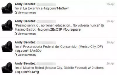 Andy Benitez 26. april Jeg er på La Excentrica 4sg.com/14nSwvr Se oversigt Andy Benitez 26. april Pesimo servicio. no tienen educacion.. NO volveria nunca M