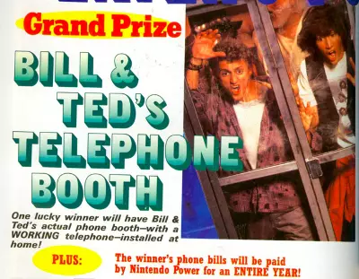 Gran Premio CABINA TELEFÓNICA DE BILL & TED ¡Un afortunado ganador tendrá una cabina telefónica real TRABAJANDO de Bill & Ted en casa! ADEMÁS: El teléfono del ganador