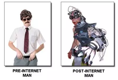 HOMEM PRÉ-INTERNET PÓS-INTERNET HOMEM