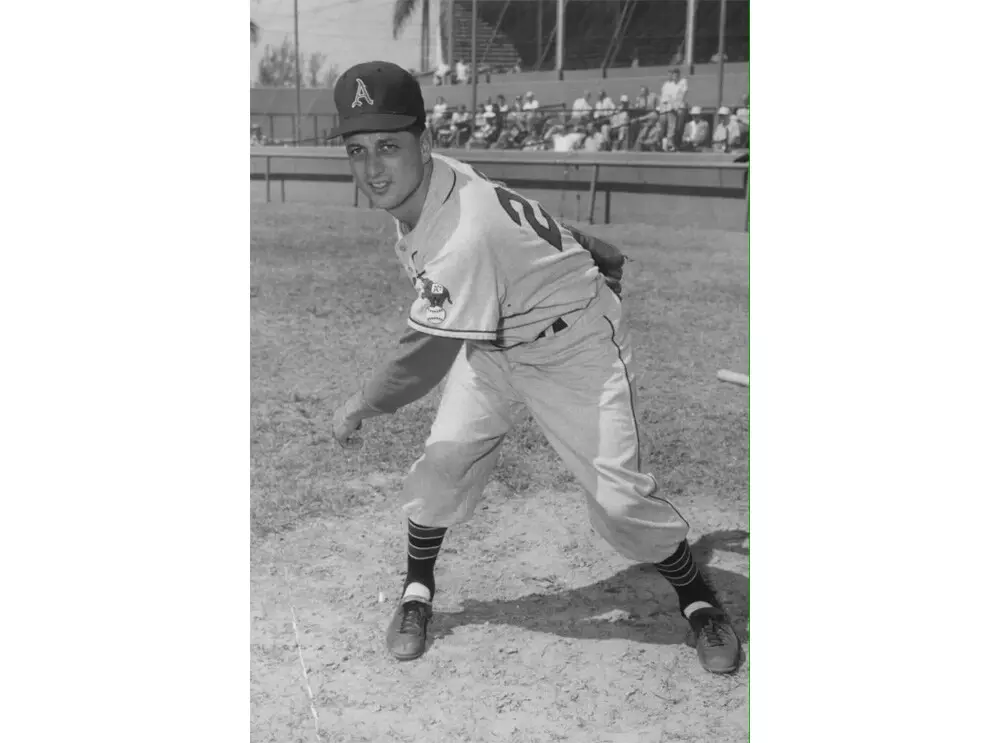 Lasorda s Kansas City Athletics v roce 1956