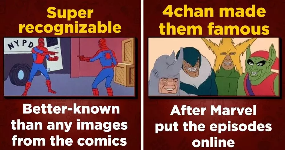 Dibuixos animats dels anys 60 de Spidey's Bonkers Tots els memes de Spider-Man provenien