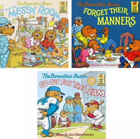 The Berenstain Room Bears The Berenstain Spars the and MESSY oy TAE FORGET THEIR PIRST YA POCKSS OON MANNERS Str Stan Jan Berenstoin The Berenstain Be