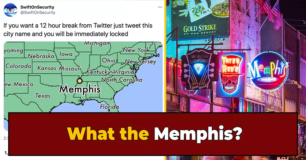 Twitter prohibeix temporalment els usuaris per dir la paraula "Memphis"