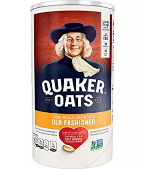 LN EE FER a QUAKER OATS Est9 177 ere HOLE CPAIN OATS ZAHARAKO 9A 0CAN AIUICE t