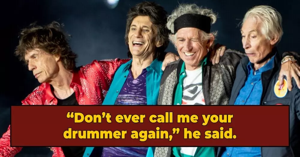 Alẹ Charlie Watts Wọ Up To Punch Mick Jagger